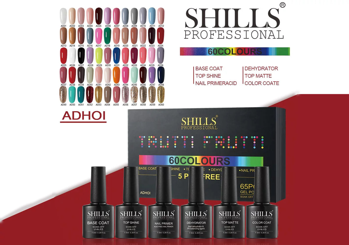 Shills Professional Gel Polish Kit- 65pcs – Beauty Station | Your ...