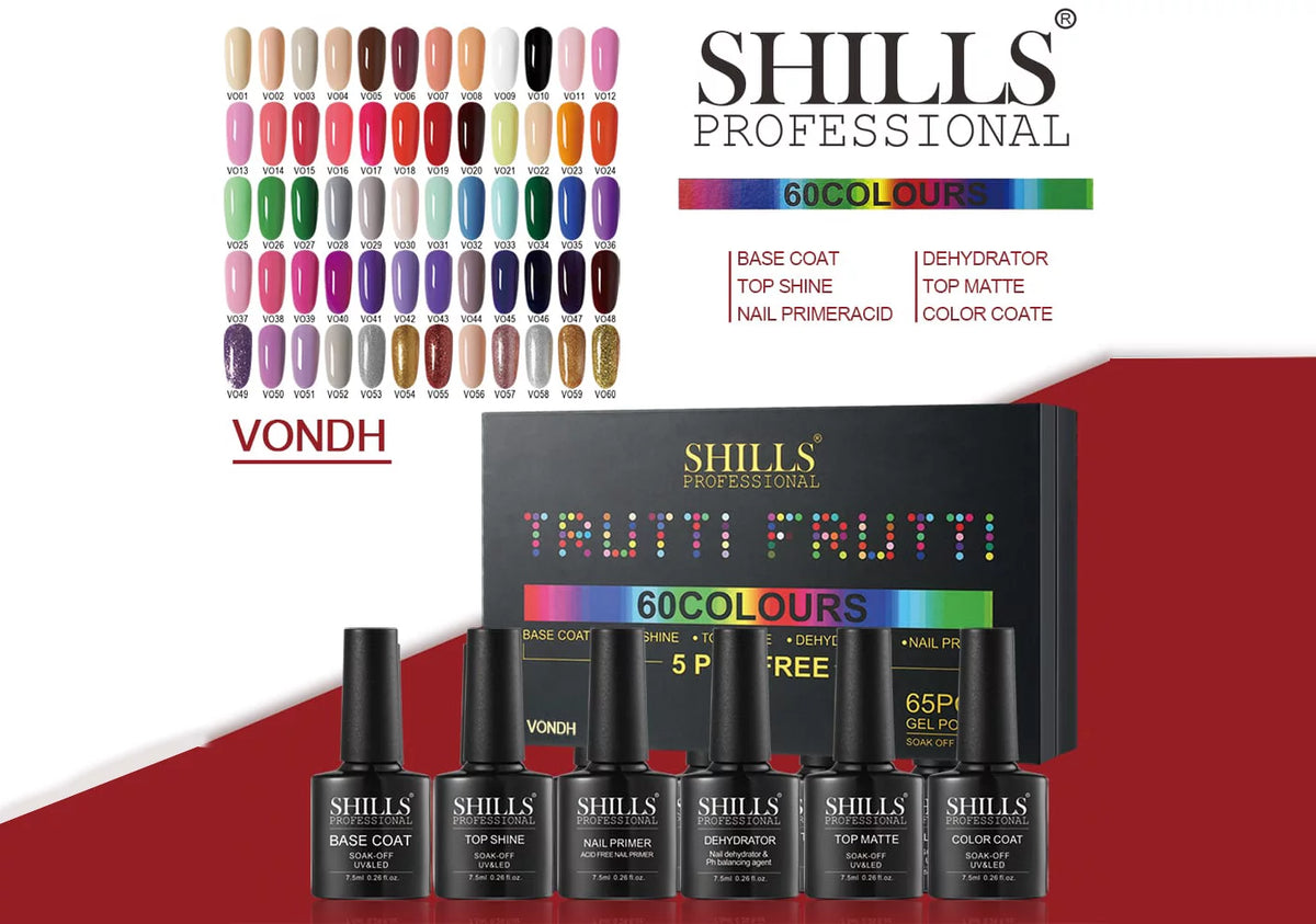 Shills Professional Gel Polish Kit- 65pcs – Beauty Station | Your ...