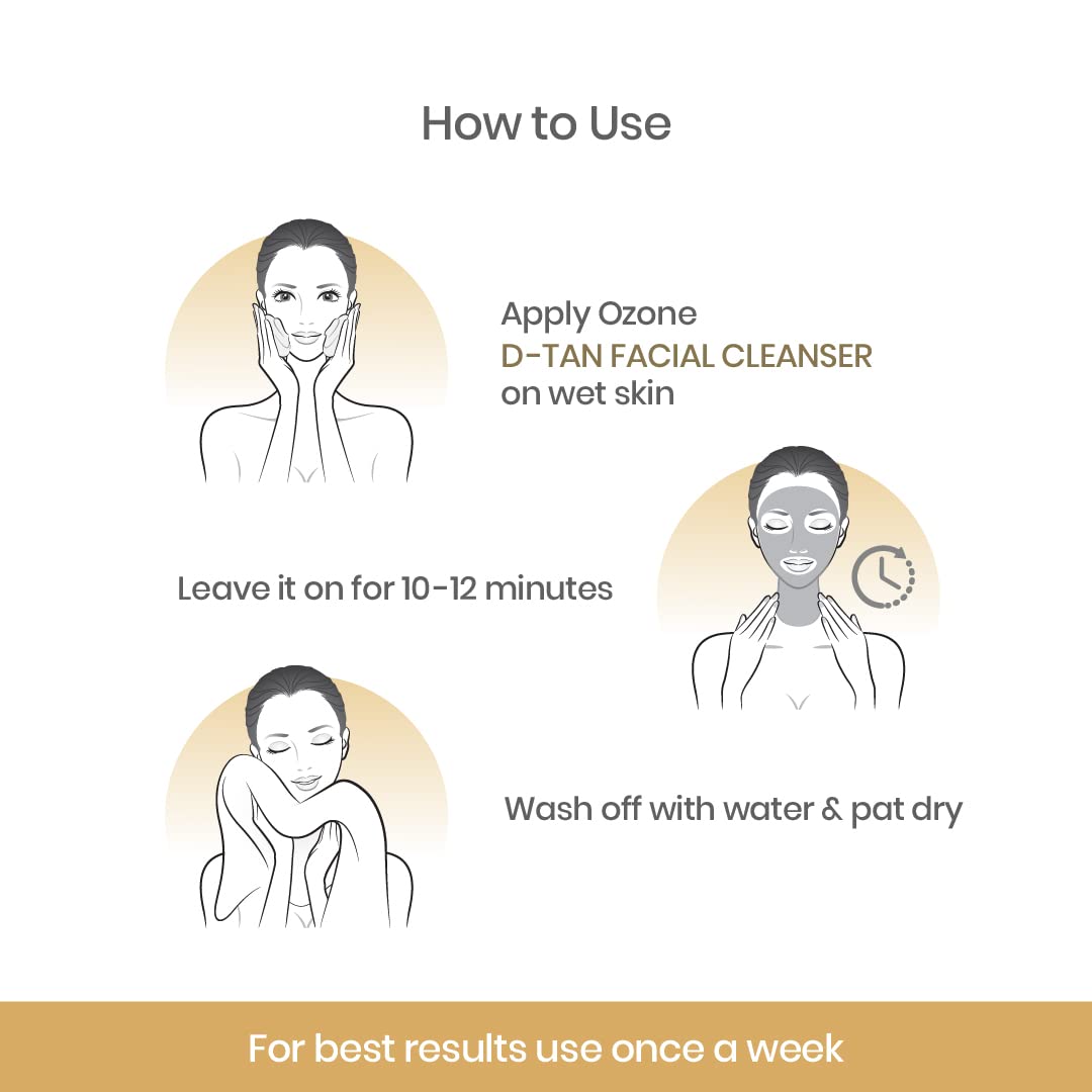 Get a Clear & Glowing Complexion with OZONE D-Tan Facial Cleanser ...