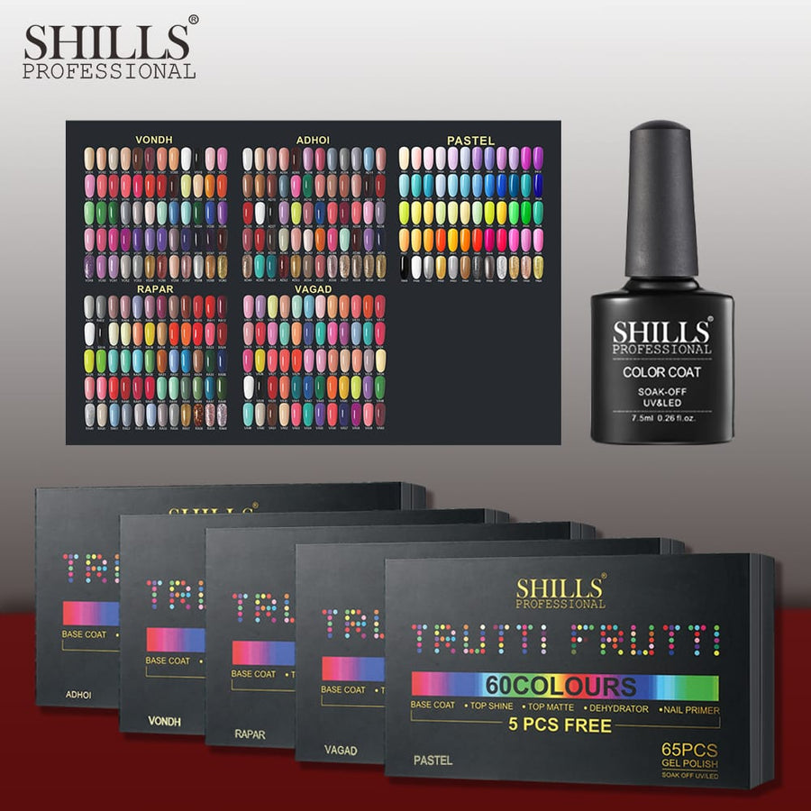 Shills Professional Gel Polish Kit- 65pcs – Beauty Station | Your ...