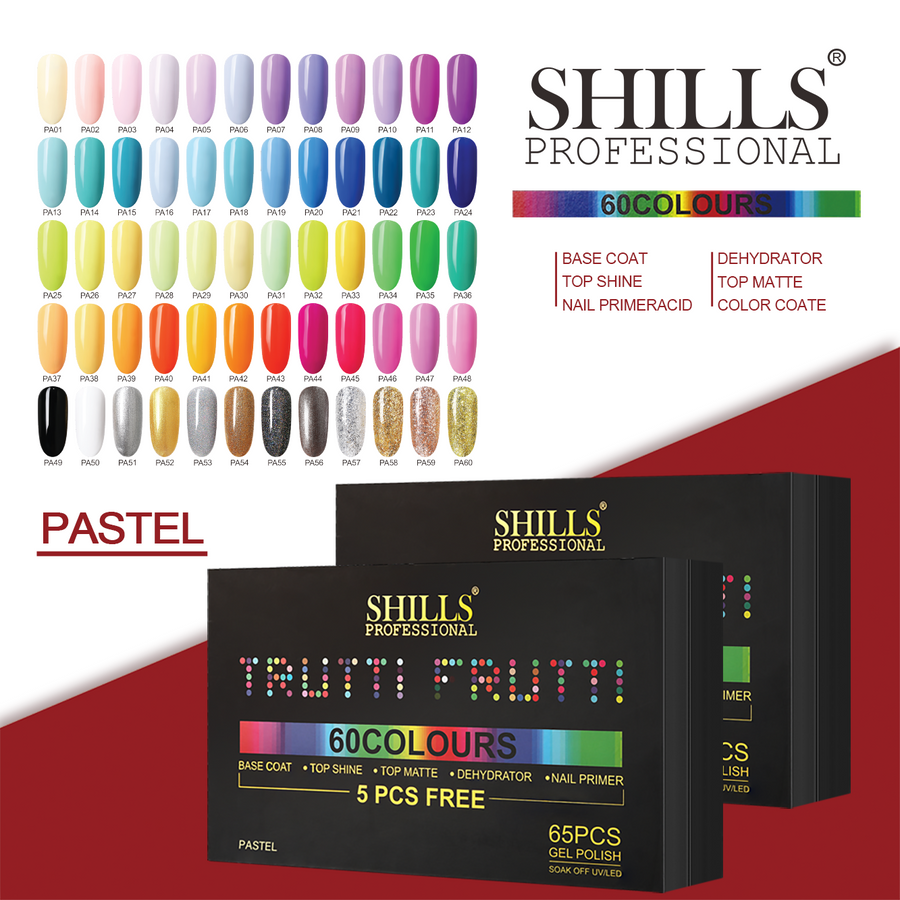 Shills Professional Gel Polish Kit- 65pcs – Beauty Station | Your ...